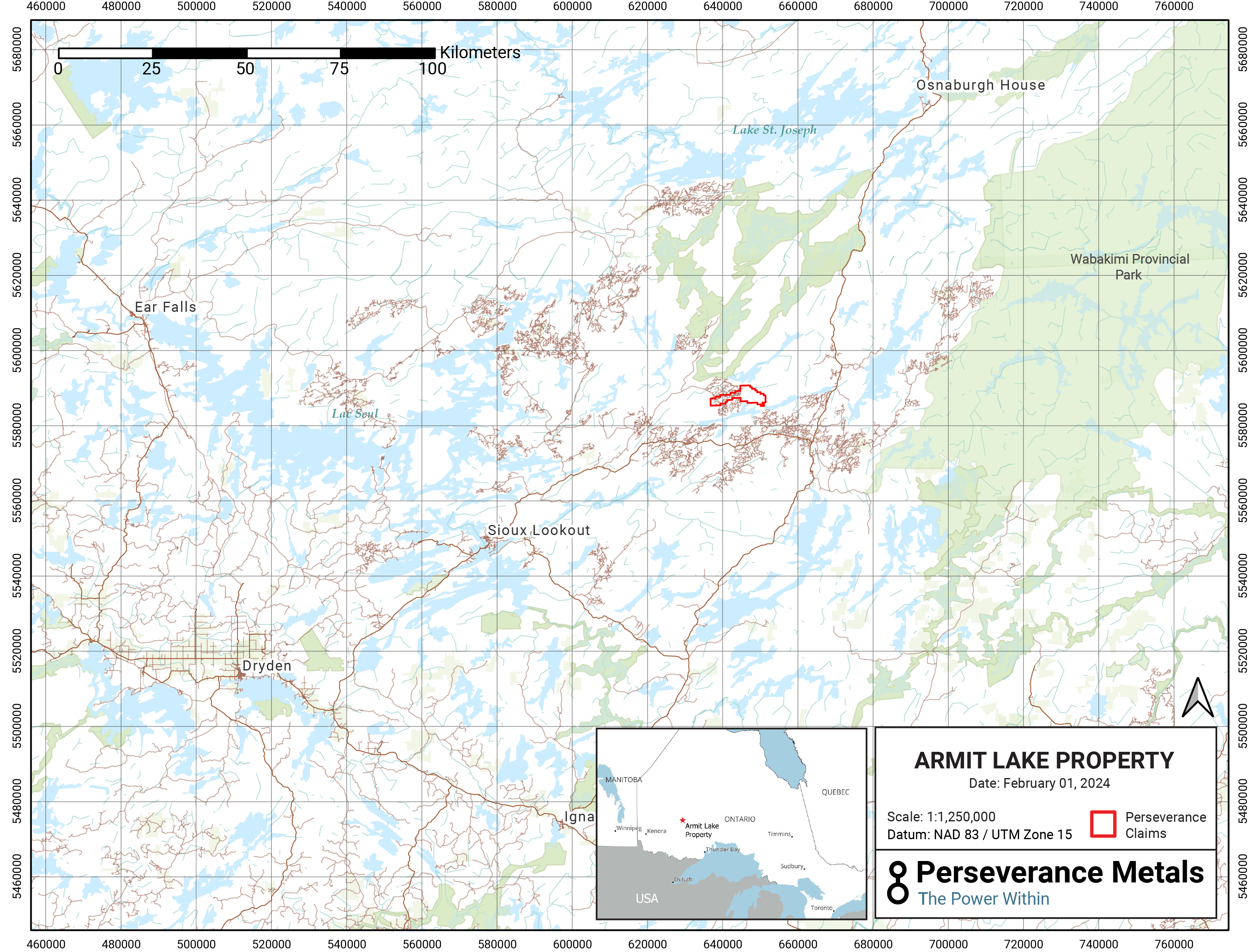 Armit Lake - Perseverance Metals Inc.